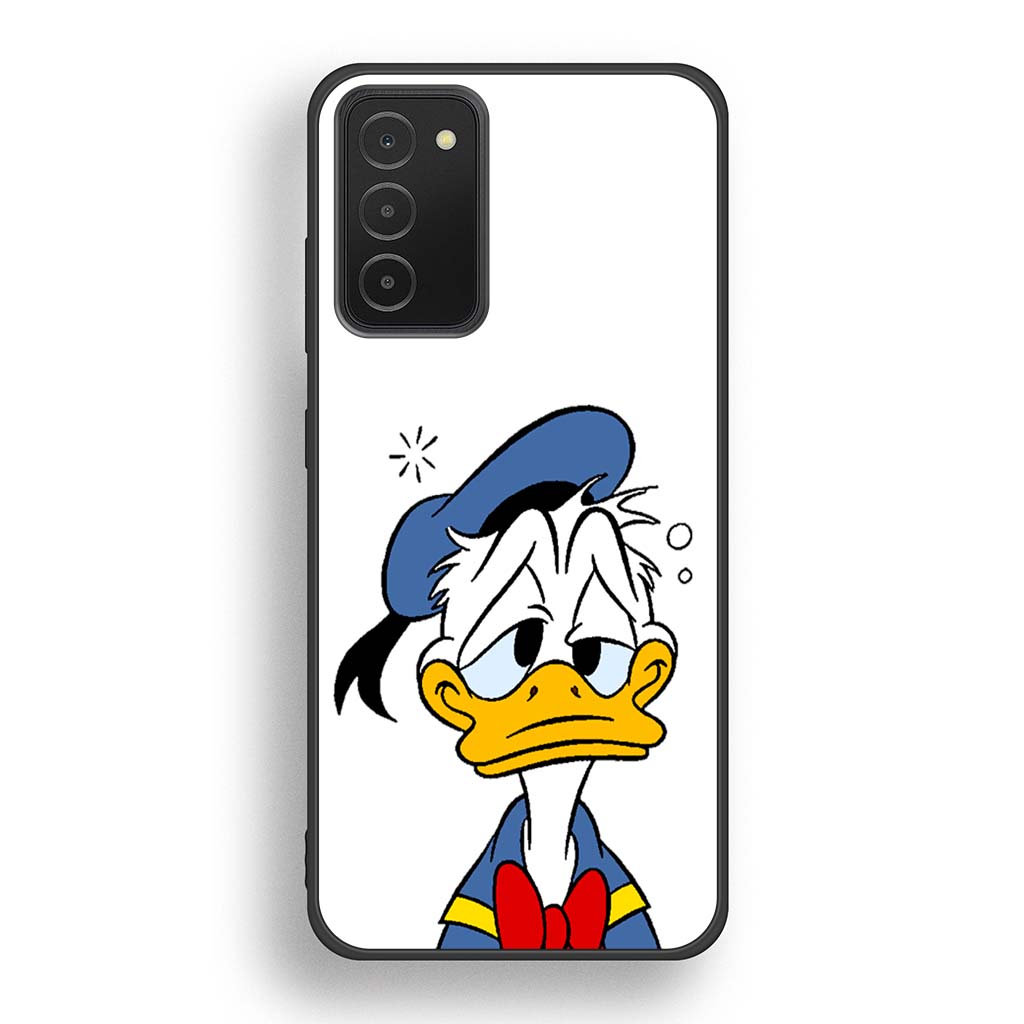 Donald Duck Face Sad Samsung Galaxy A03s Case – Caselinor
