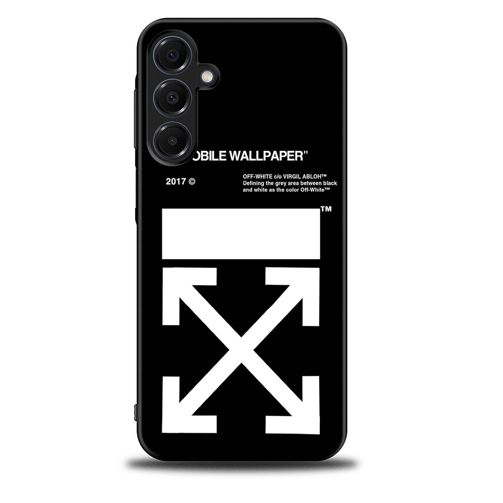 Mobile Wallpaper Off White Samsung Galaxy A16 5G Case – Caselinor