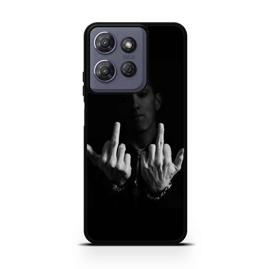 Middle finger Eminem Motorola moto g 2025 Case – Caselinor