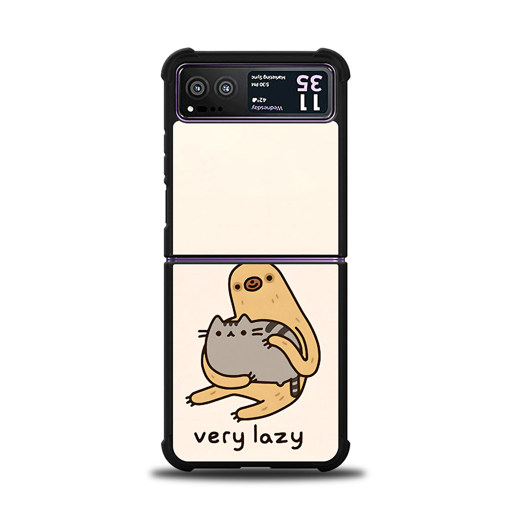 Pusheen The Cat Very Lazy Google Case For motorola razr 2023 – Caselinor